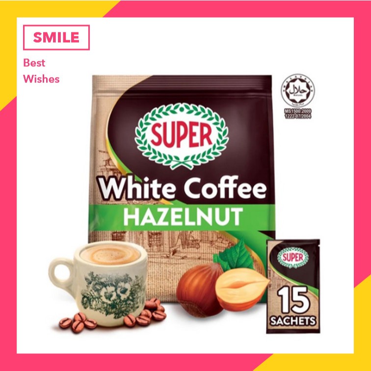 SUPER HAZELNUT WHITE COFFEE 33GX15S | Shopee Malaysia