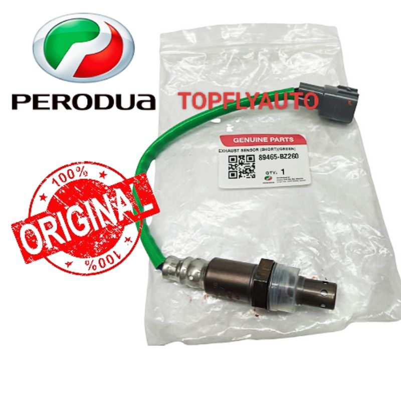 100% PERODUA EXHAUST O2 SENSOR( SHORT )FOR ALZA MYVI 1.0 /1.3 NEW ...