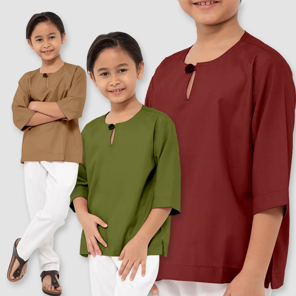 Islamic Kurta for Kids Kurta Raya 2024 / NEW ARRIVAL / Kurta Round Neck ...