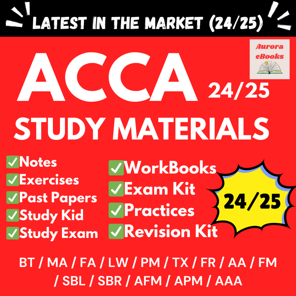 [Softcopy PDF📚] Newest 24/25 ACCA Study Materials｜Notes｜Past Paper｜BT ...