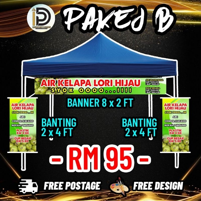 PAKEJ JIMAT BANNER/BANTING | Shopee Malaysia