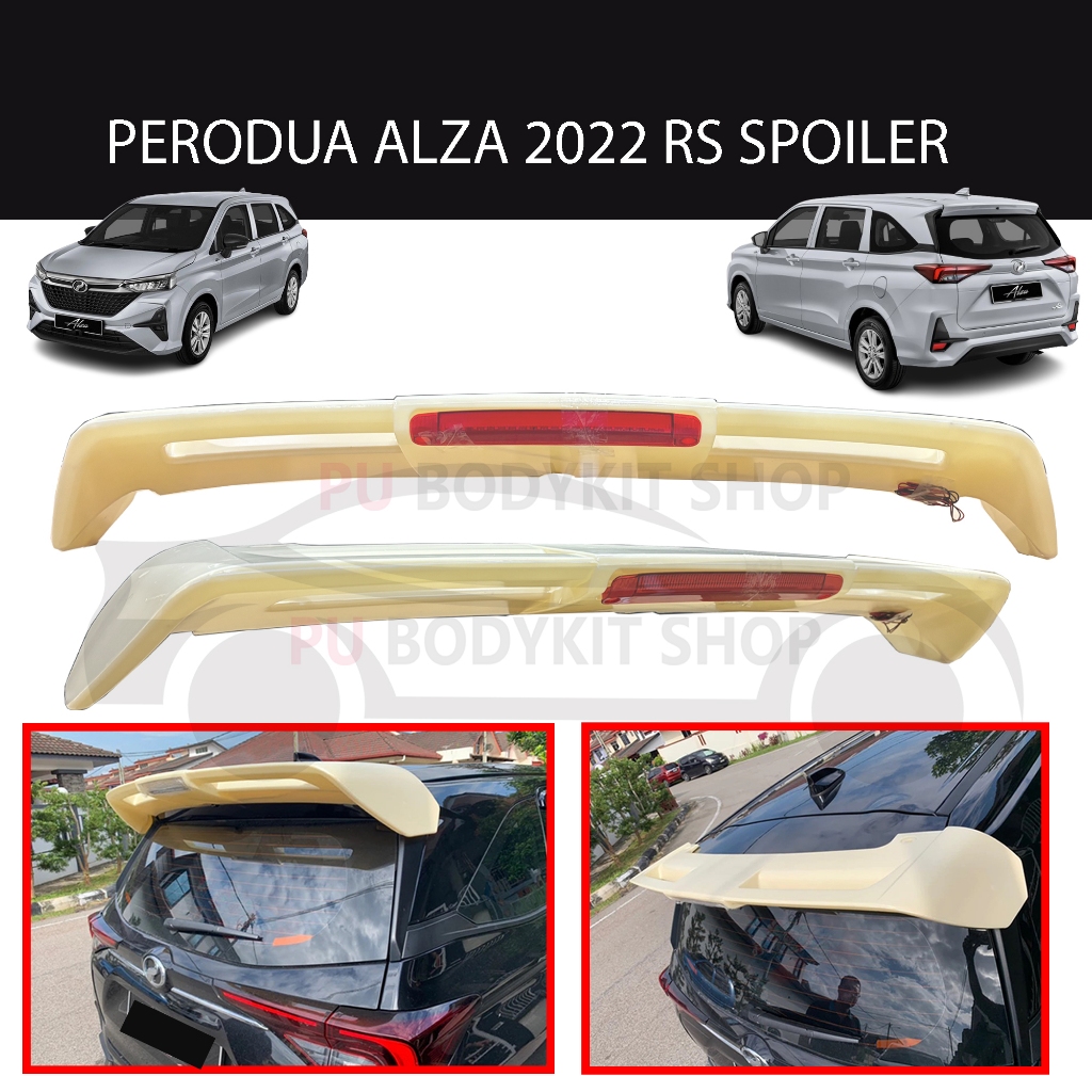 PERDOUA ALZA 2022 RS SPORT STYLE REAR SPOILER WITH LED WITH PAINT ...