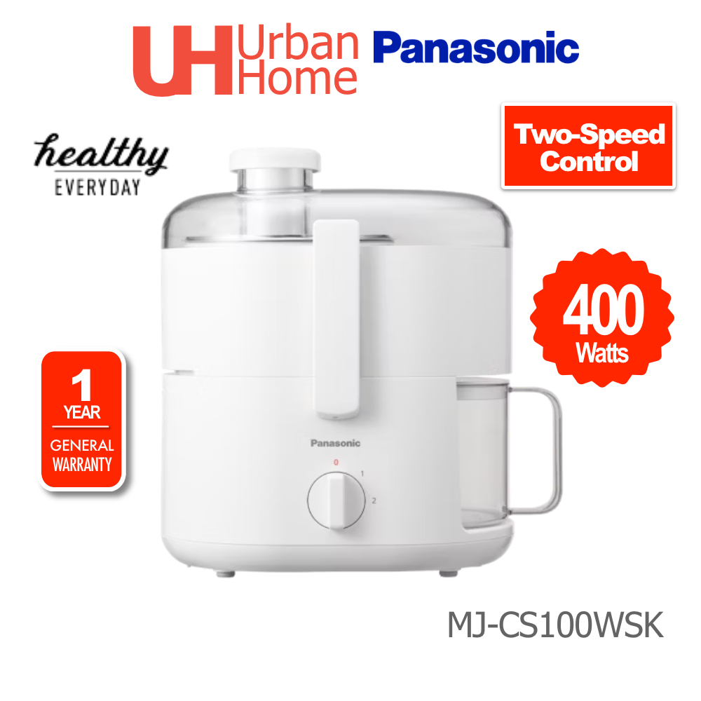 Panasonic Compact Juice Extractor Juicer ( 400w ) MJ-CS100WSK | Shopee ...