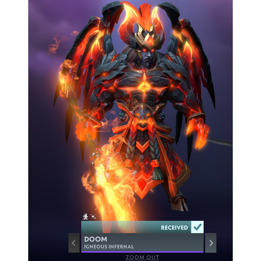 Doom Collector Cache - Igneous Infernal Dota 2 Crownfall II 2024 [Need ...