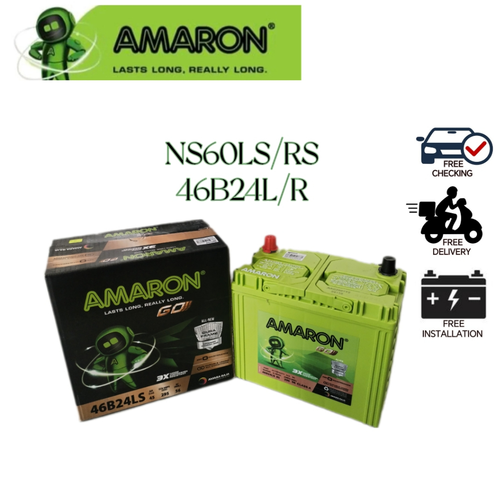 [Installation Provided] Amaron Go NS60L 46B24L Car Battery Bateri Kereta Vios Yaris City Civic ...