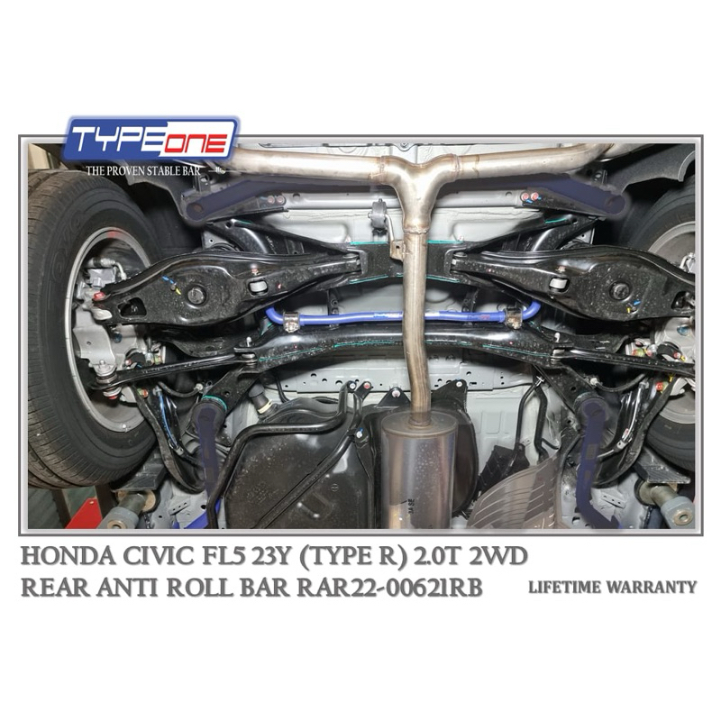 TYPE ONE Honda CIVIC TYPE R FL5 front side rear anti Struct roll bar ...