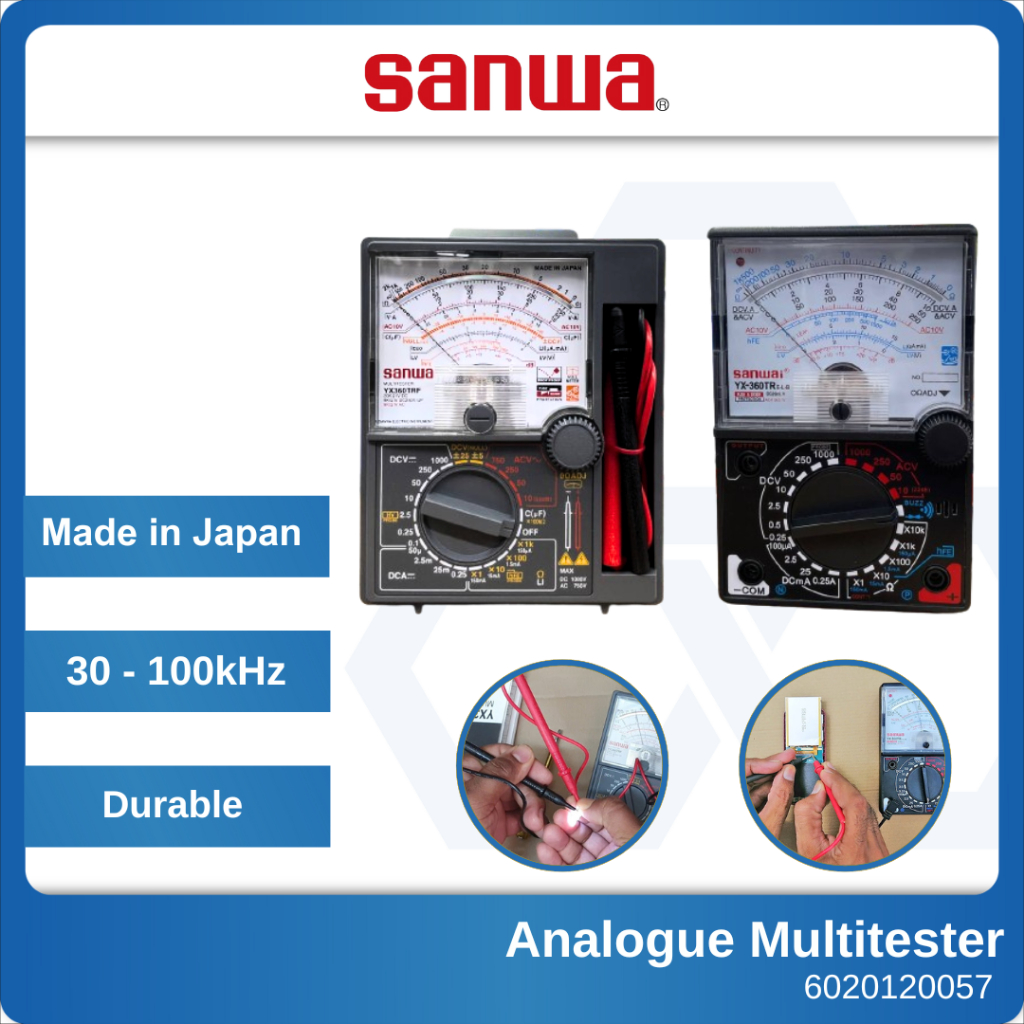 SUNWA YX-360TRF YX-360TR Analog Multimeter Multi Meter Tester With ...