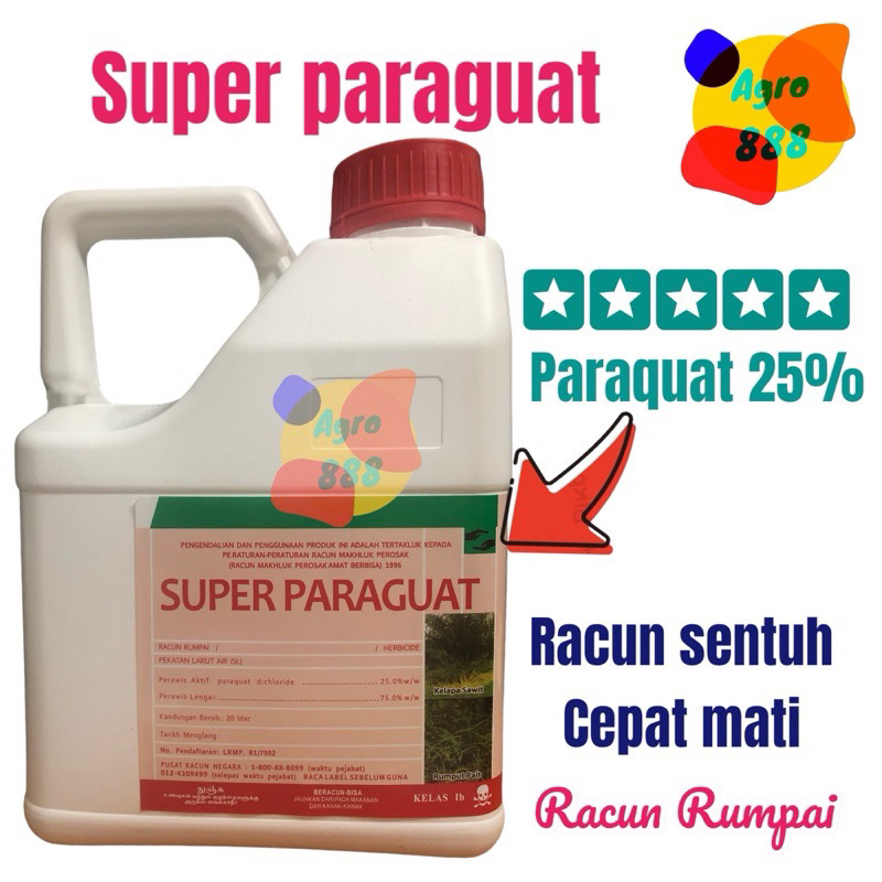 4L Racun Sentuh 25%|Racun Lalang&rumput|Tak rosak akar | Shopee Malaysia