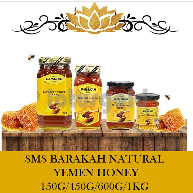 SMS BARAKAH NATURAL YEMEN HONEY 150G/450G/600G/1KG | Shopee Malaysia