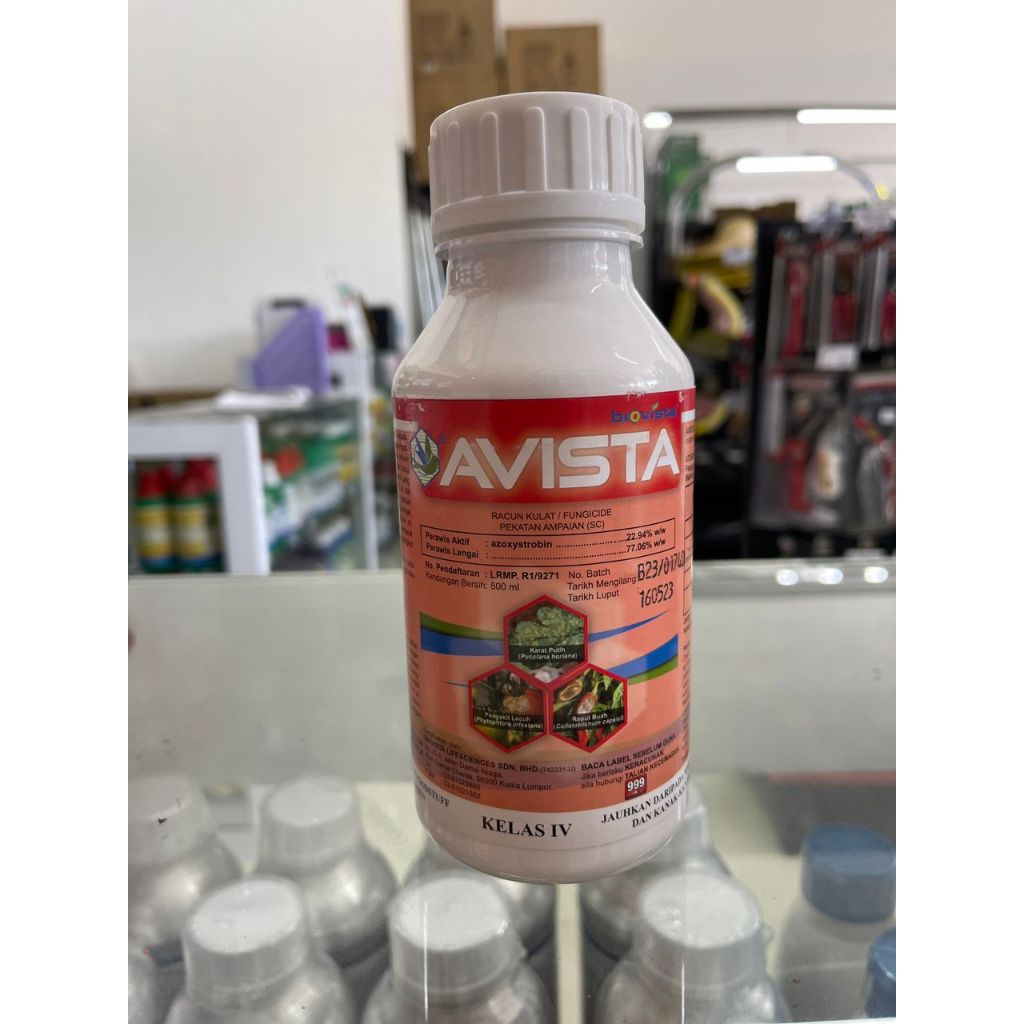 BIOVISTA AVISTA 500ML Azoxystrobin 22.94% Racun Kulat (Karat Putih ...