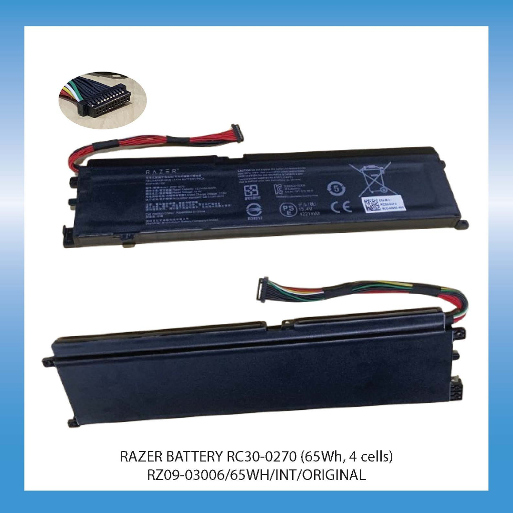 RAZER BATTERY RC30-0270/RZ09-03006/65WH/INT/ORIGINAL | Shopee Malaysia