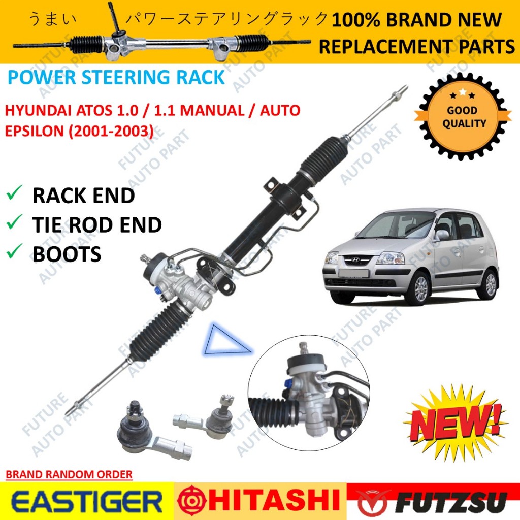 RANDOM BRAND FUTZSU/HITASHI/EASTIGER 100% NEW POWER STEERING RACK ...