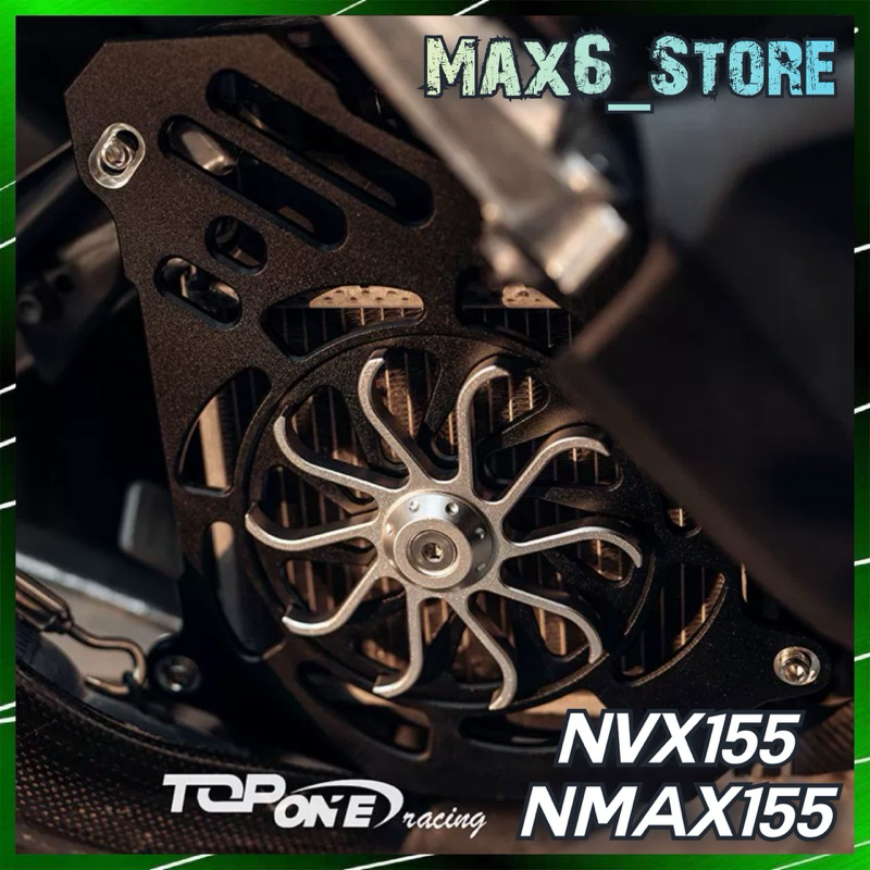 Yamaha NVX NMAX V1 V2 V3 Radiator Cover Kipas Design Alloy CNC Coolant ...