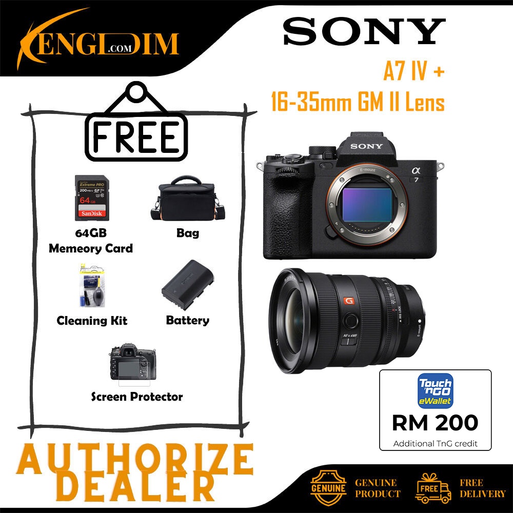 Sony Alpha a7 IV a7IV a7iv Mirrorless Digital Camera with Sony FE 16 ...