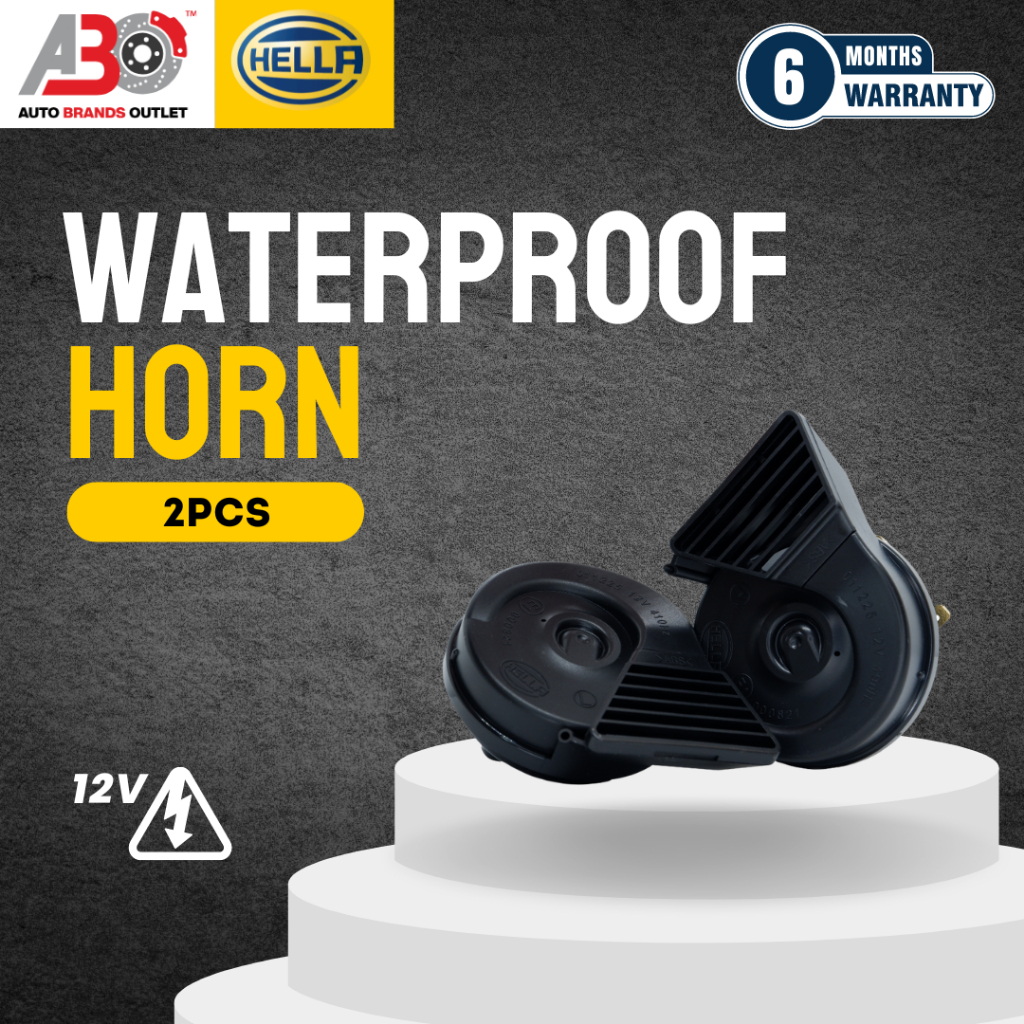 HELLA Waterproof TE12 Trumpet Horn Set - 3FH 011 225 181 | Shopee Malaysia