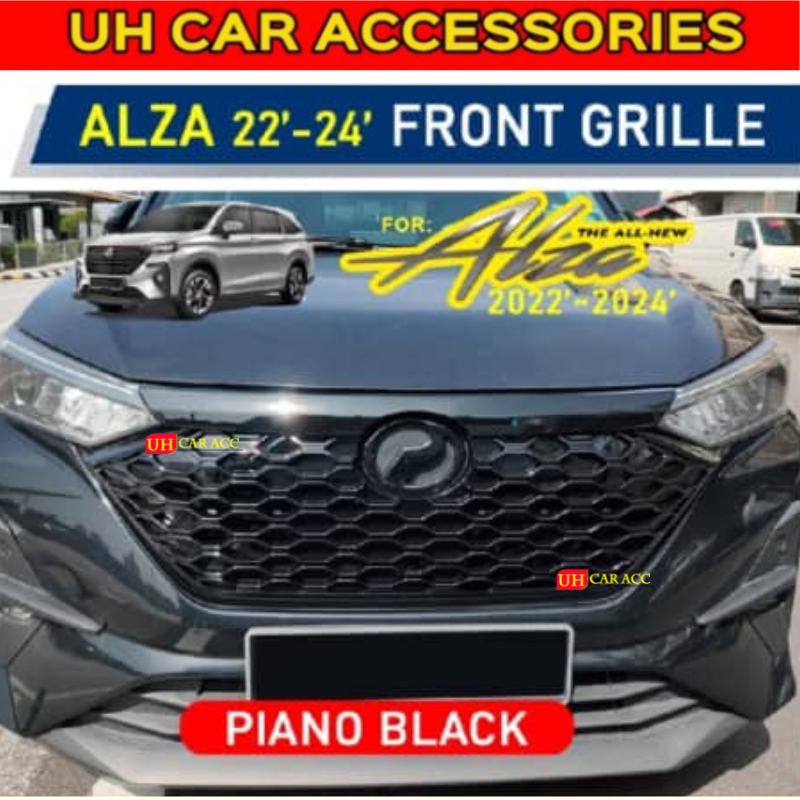Perodua ALZA 2023 - 2024 D27A Front Grill Grille Cover Garnish Gloss ...