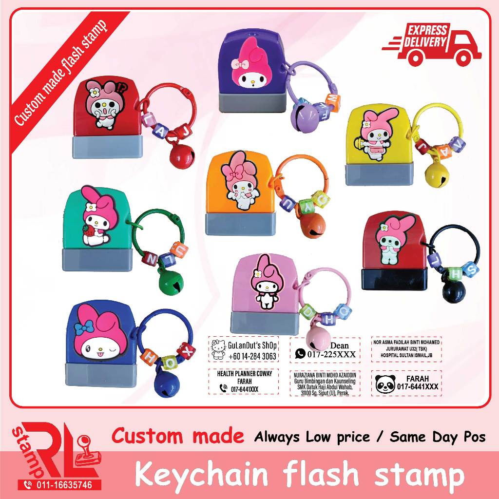 [1207B-ABC] READY STOACK cop guru / cop nama stamp / stamp cop /cop ...