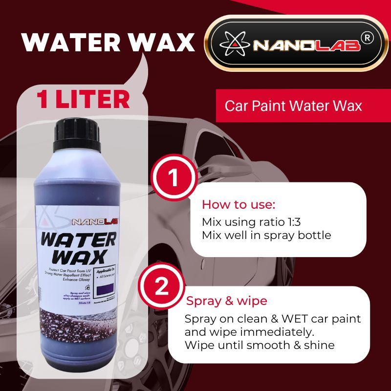 Water Wax (1L) NanoShield Water Wax Spray | External Coating | Water ...