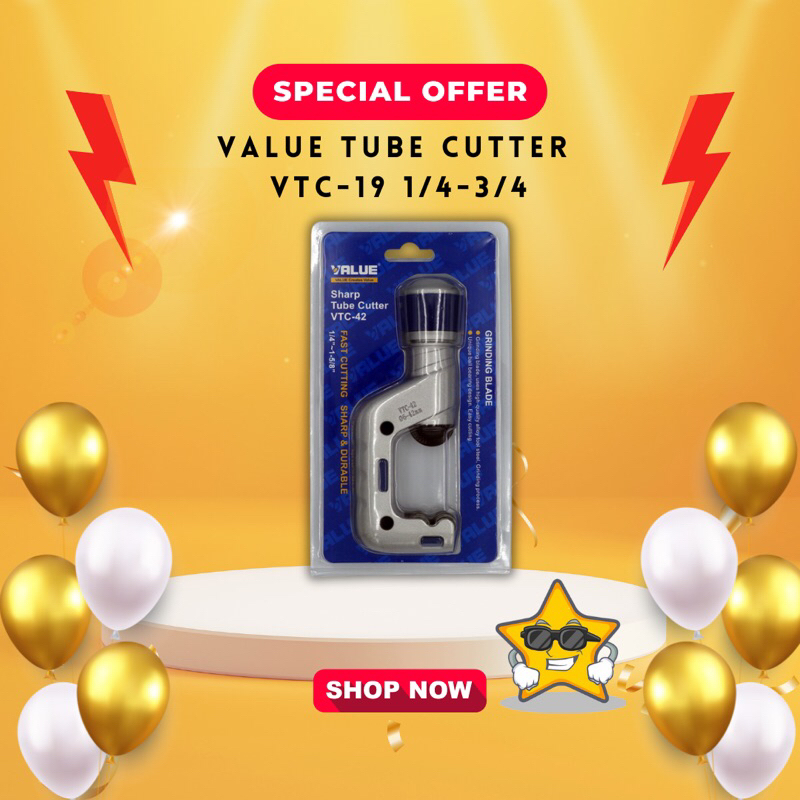 VALUE TUBE CUTTER VTC-19 1/4-3/4 (AS174) | Shopee Malaysia