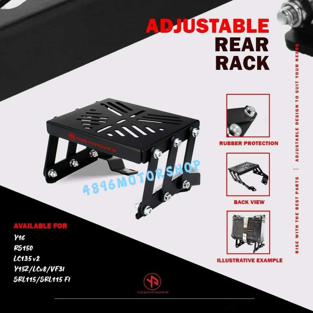 ADJUSTABLE LIPAT MONORACK Y15 LC135 V2 V3 V4 V5 V6 V7 V8 SYM VF3I RS150 ...