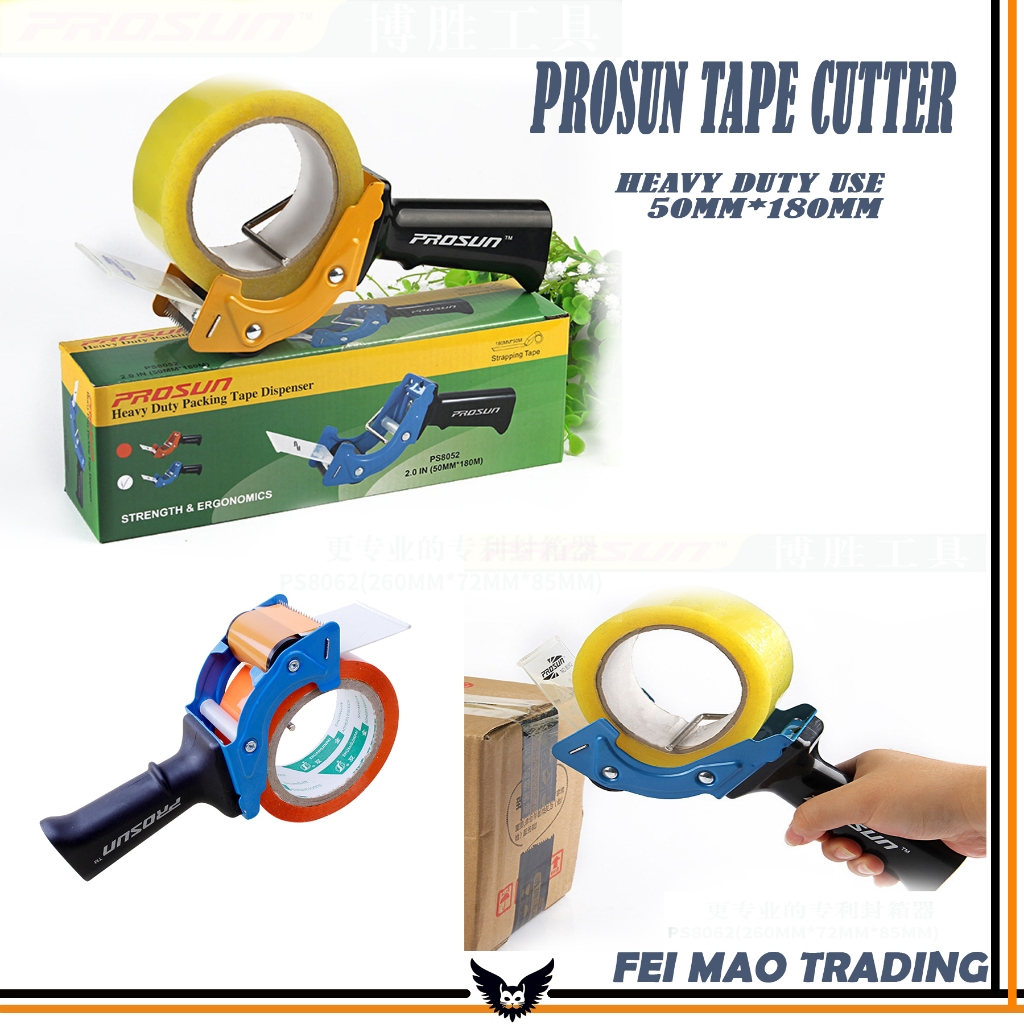 [Fei Mao] Pro Sun Sealing Handle Tape Dispenser Holder /Handle Style ...