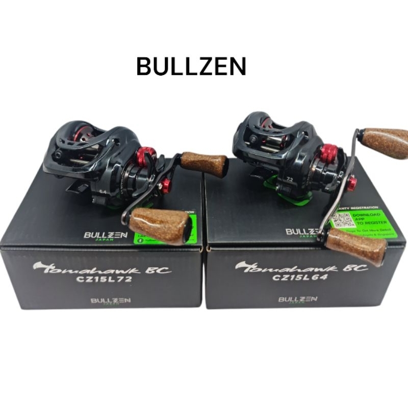BULLZEN TOMAHAWK BC BAITCASTING FISHING REEL | Shopee Malaysia