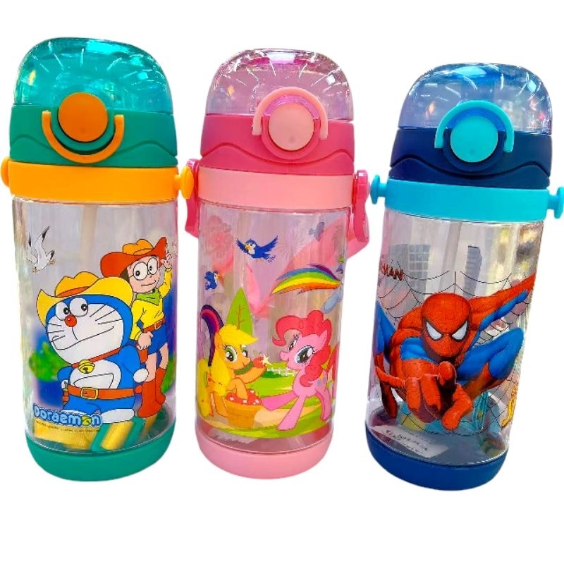 Botol Air Straw Cartoon for children 600ml | Shopee Malaysia