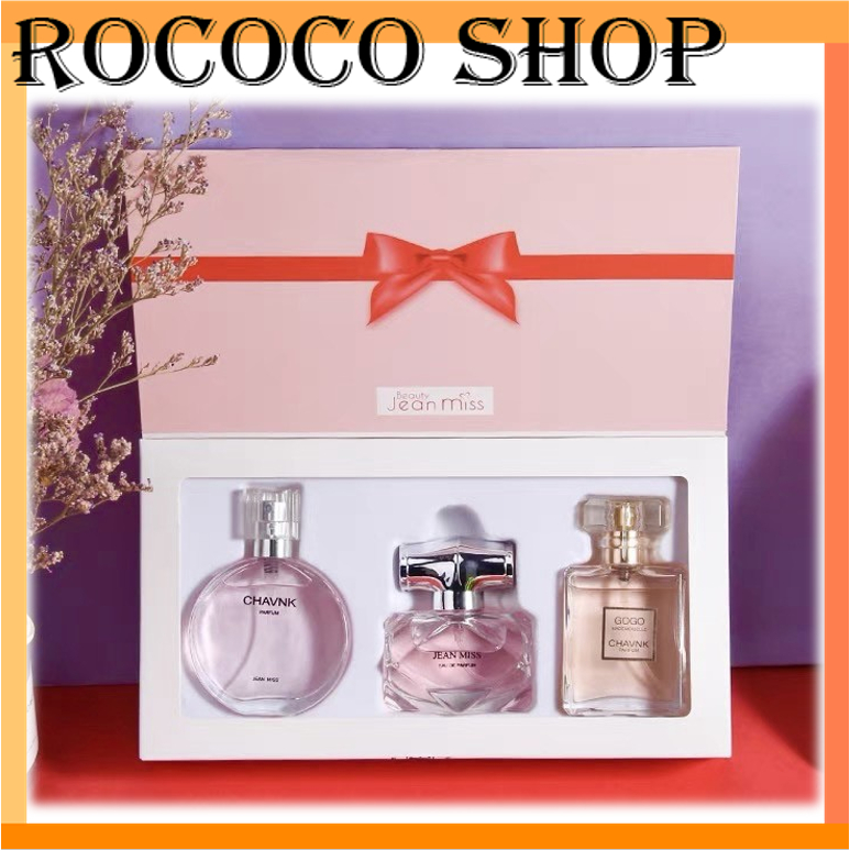 [Ready Stock] JeanMiss Encounter Perfume Gift Box Lady Perfume/3-piece ...
