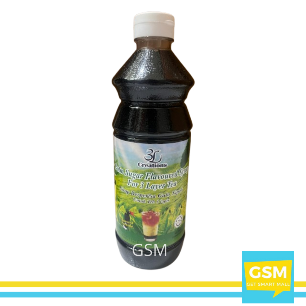 [3L Creation ]3 Layer Tea Syrup 850ml bottle #CoffeeShop #Watersupplier ...