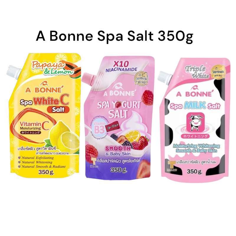 A Bonne Spa Bath Salt Body Scrub Pouring Cap Moisturizing Whitening ...