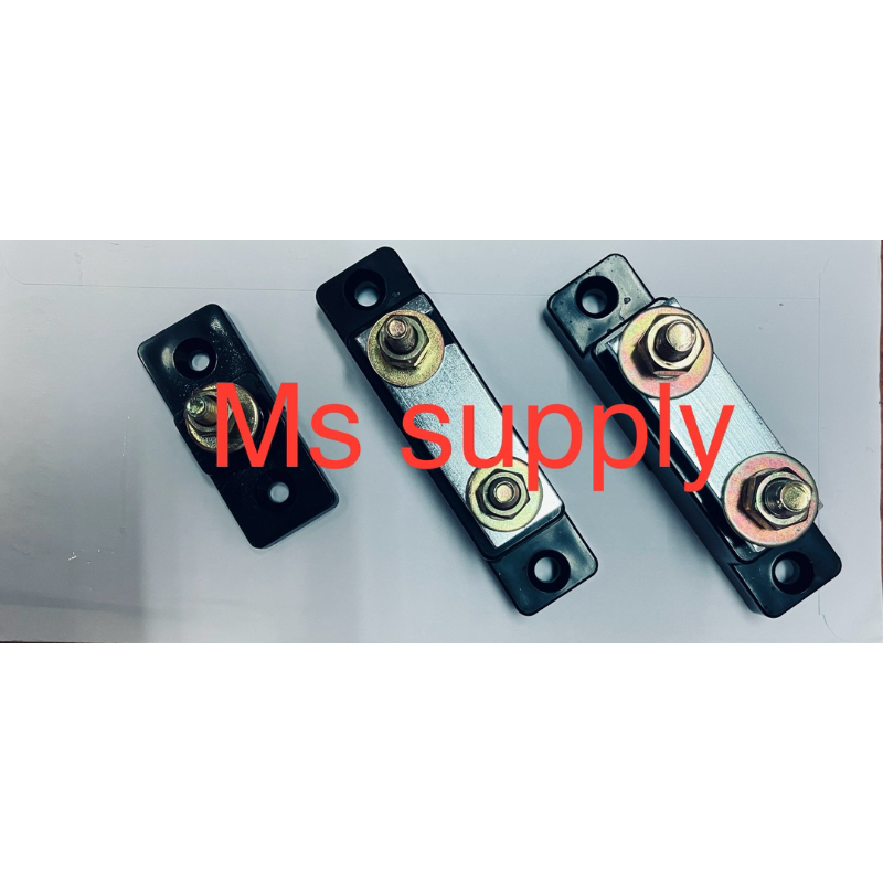 MS 32A / 63A / 100A Single Double Neutral Link c/w Washer & Nuts ...