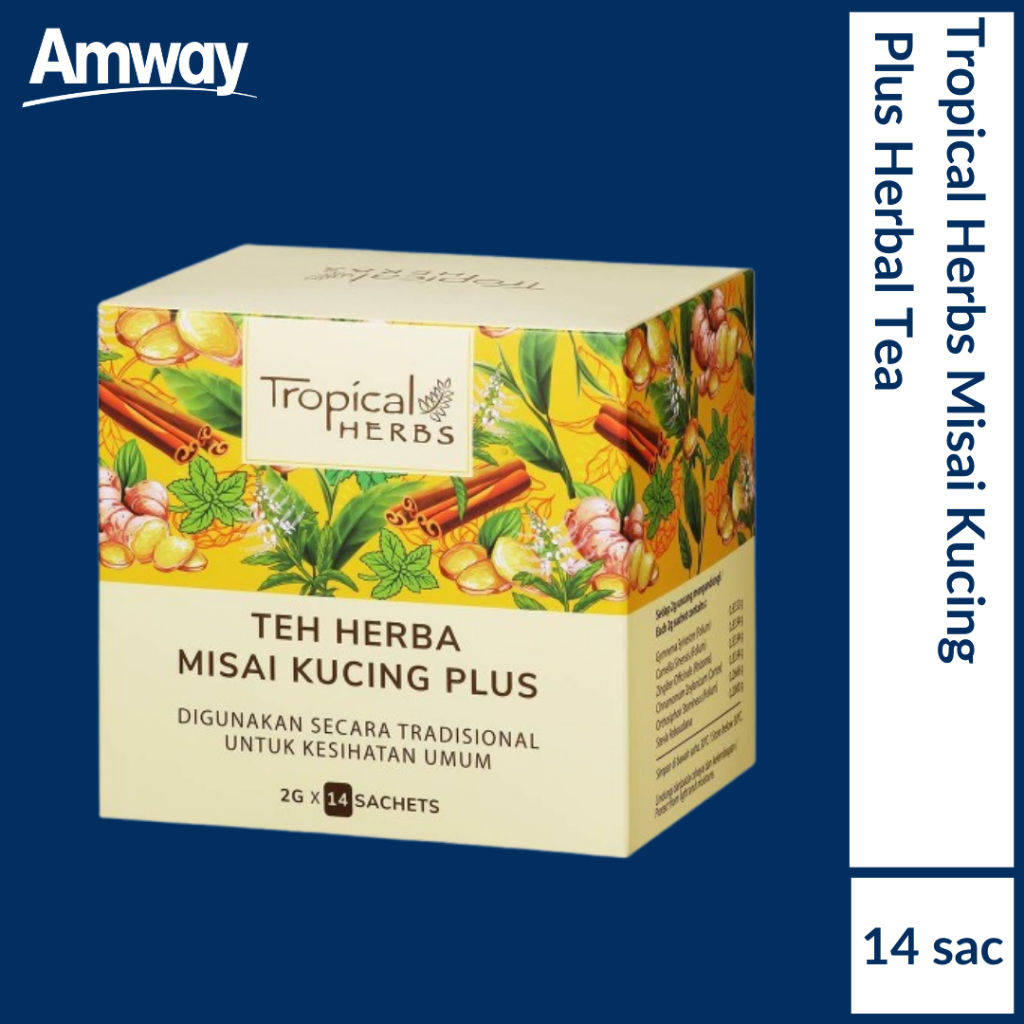Amway Tropical Herbs Misai Kucing Plus Herbal Tea (Teh Herba) | Shopee ...