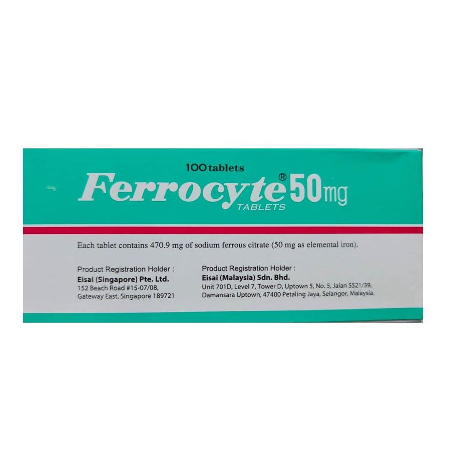 FERROCYTE 50MG TABLET EXPIRY 2027/04 | Shopee Malaysia
