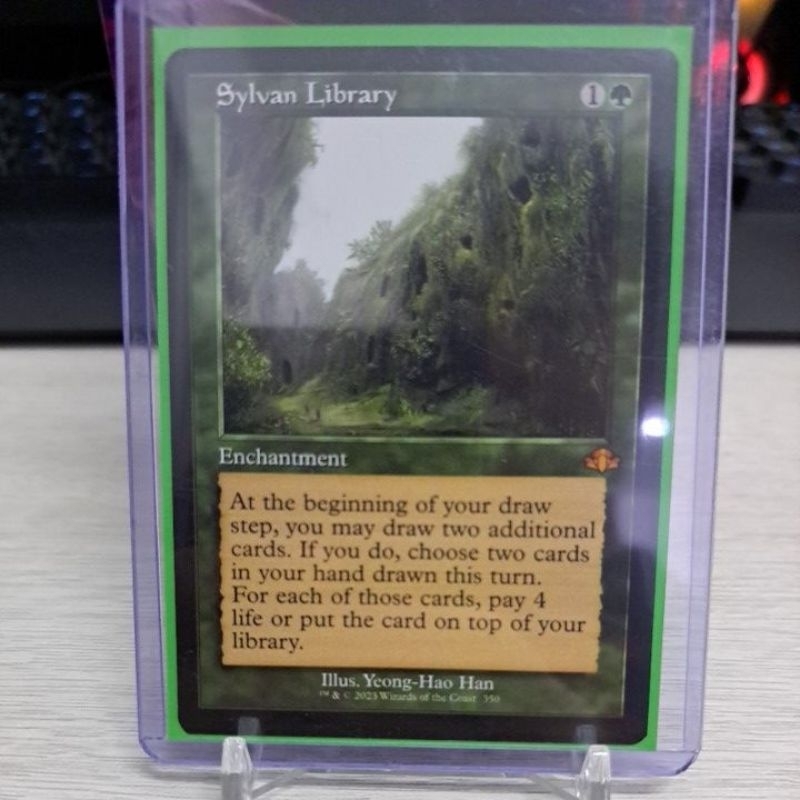 MTG Sylvan Library Retro (DMR)(Mythic) | Shopee Malaysia
