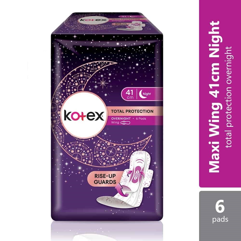 KOTEX OVERNIGHT E/LONG WINGS 41 CM 6 PADS | Shopee Malaysia