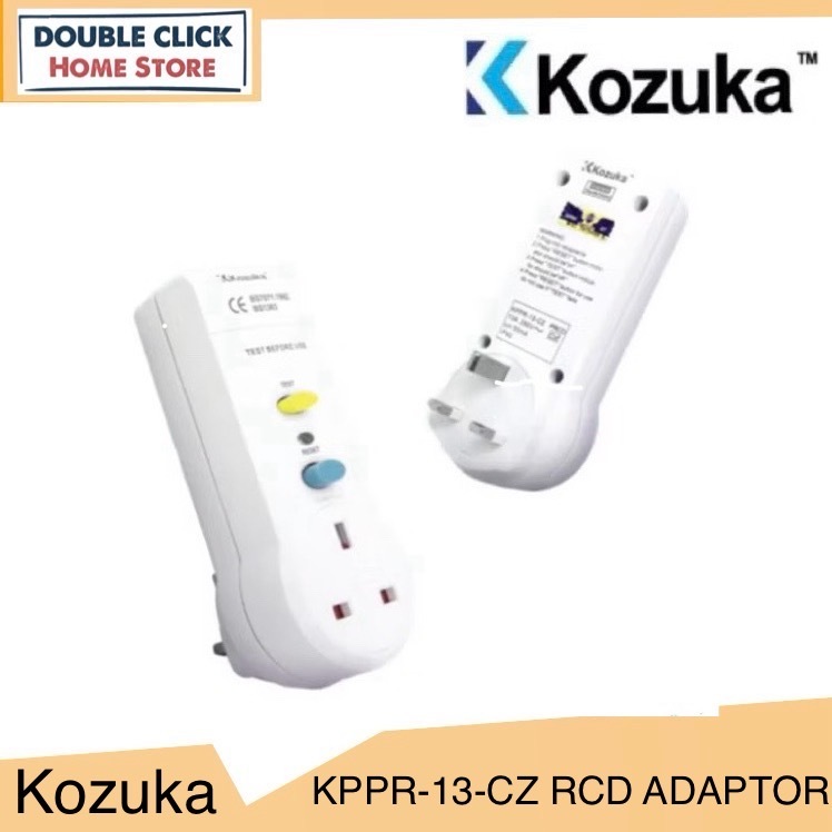 KOZUKA 13A RCD Adaptor / ELCB Adaptor Socket | Shopee Malaysia