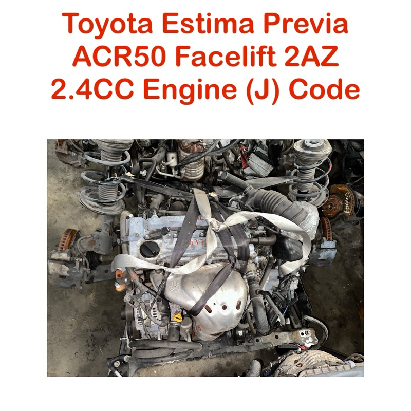 Toyota Estima Previa ACR50 Facelift 2AZ Engine Set (J) Code FE Gearbox ...