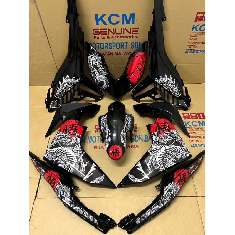 COVERSET YAMAHA Y16 V2 ABS DRAGON | Shopee Malaysia