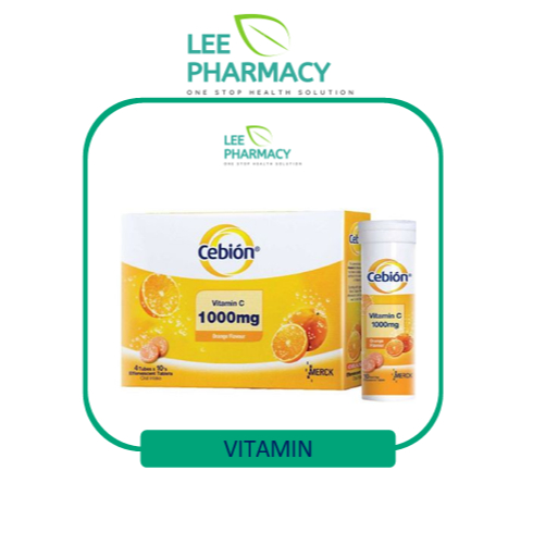 Cebion Vitamin C 1000mg Effervescent Tablet 4x10's | Shopee Malaysia