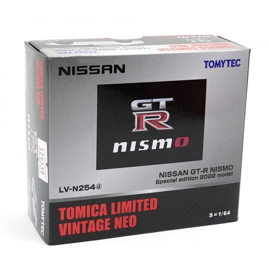 TOMYTEC TLVN LV-N254d Nissan GT-R Nismo Special Edition 2022 Model 1/64 ...