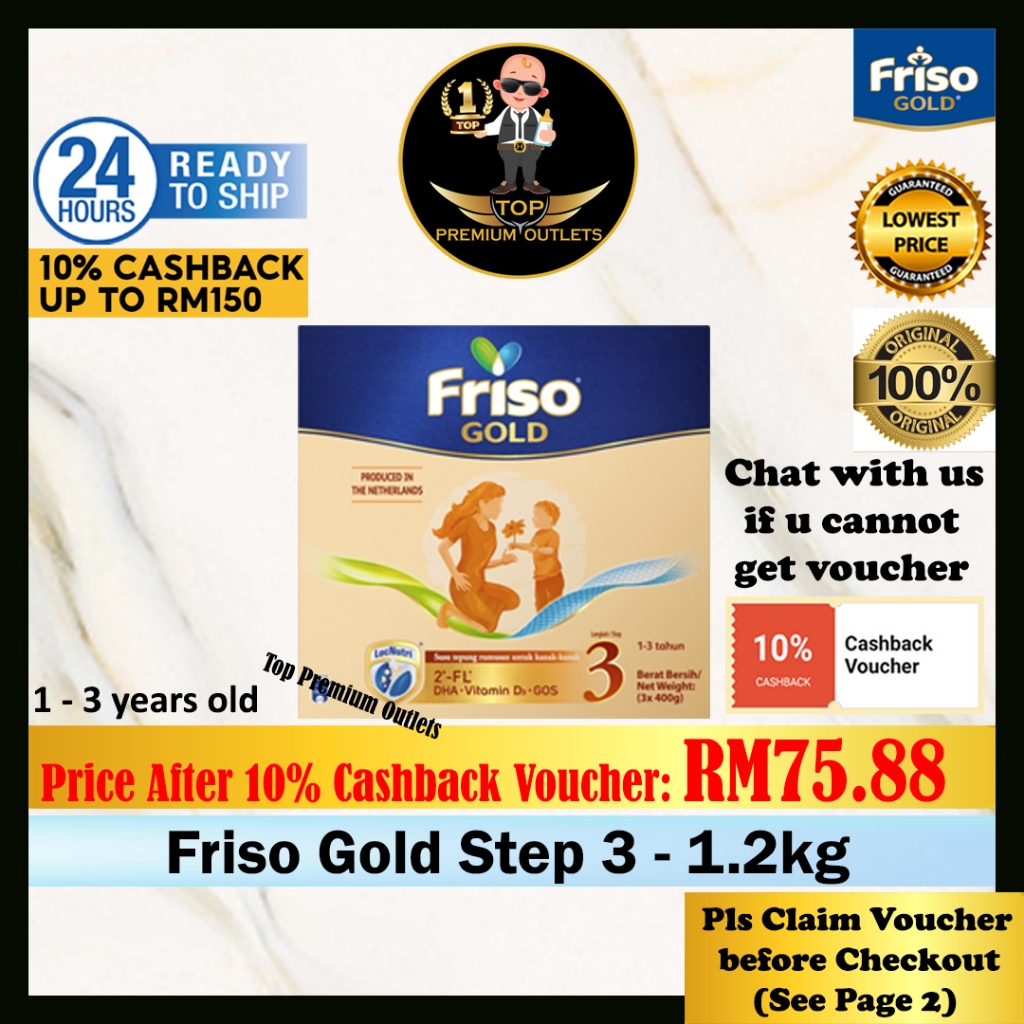 Friso Gold Step 3 (1.2kg) Exp: 06/2026 | Shopee Malaysia