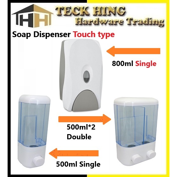 PVC Soap Dispenser 800ml (Made in MALAYSIA) / Touch Soap Dispenser XG03 ...