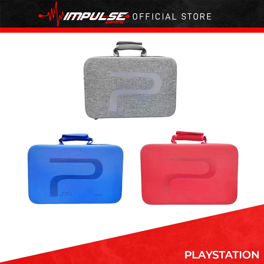 PlayStation PS5 Slim Premium Travel Case - Blue/Red/Grey/Black ...