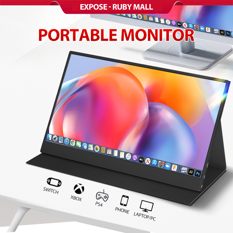Portable Monitor 12 Inch FHD Small Portable Display Suitable For Game ...