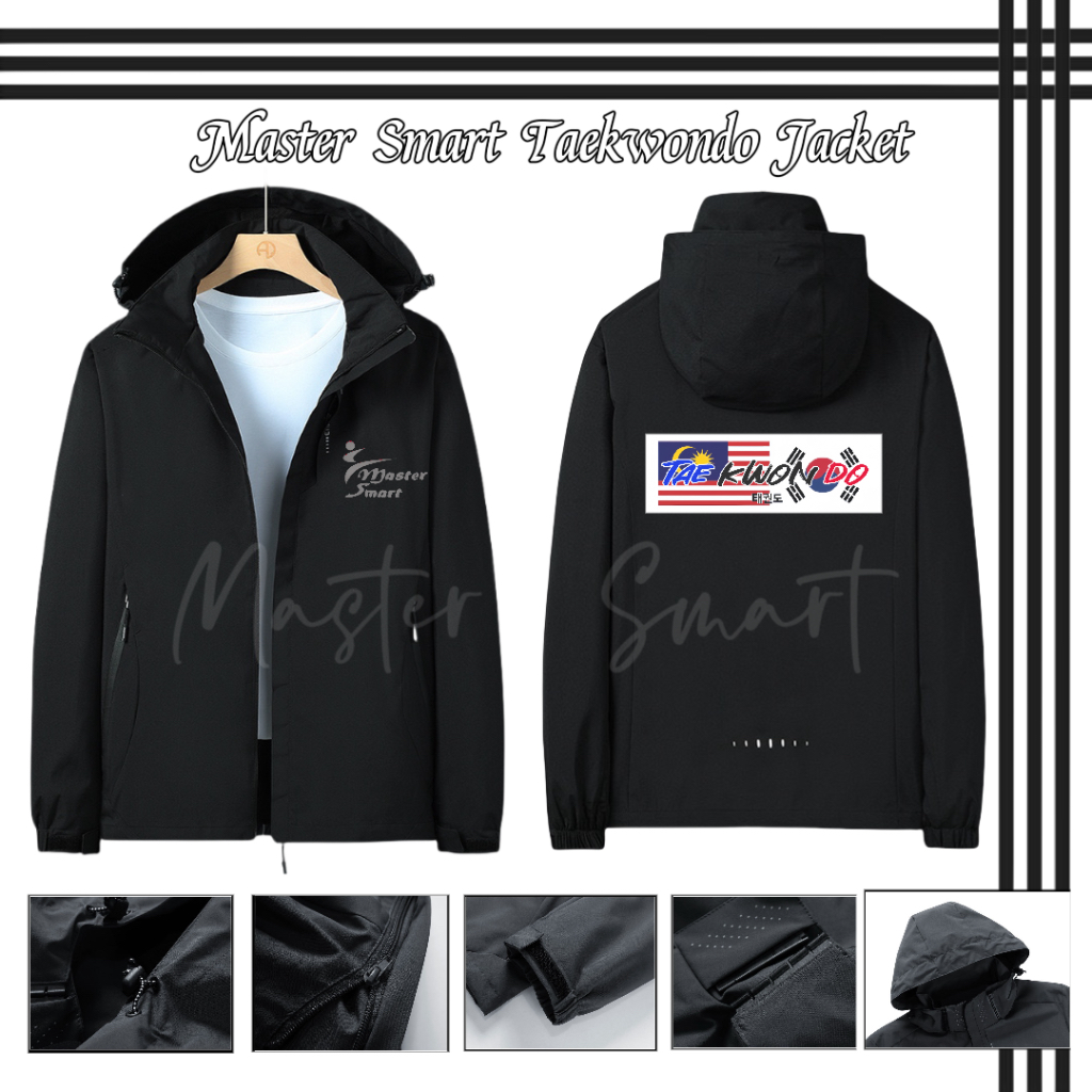 TAEKWONDO SILAT Jacket 3 pockets Martial Arts Windbreaker | Shopee Malaysia