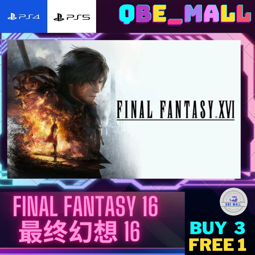 Final Fantasy XVI Final Fantasy 16 最终幻想 16 FF16 ( PS4 & PS5 ) Digital ...