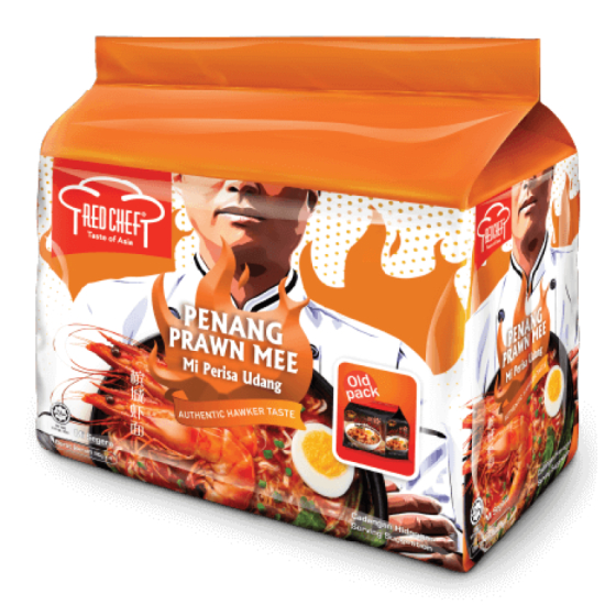 RED CHEF PENANG PRAWN MEE 4X90G | Shopee Malaysia
