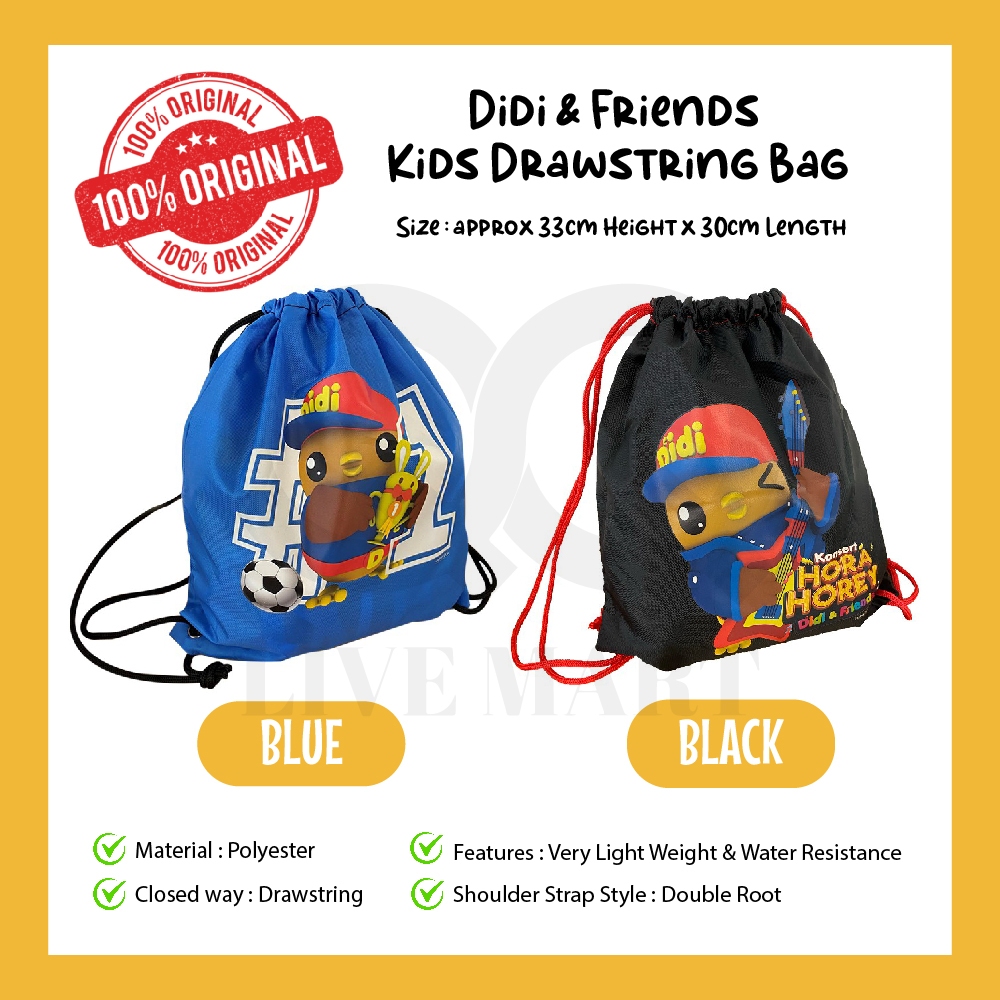 Original Didi & Friends Didi And Friends Kids Drawstring Bag Draw ...