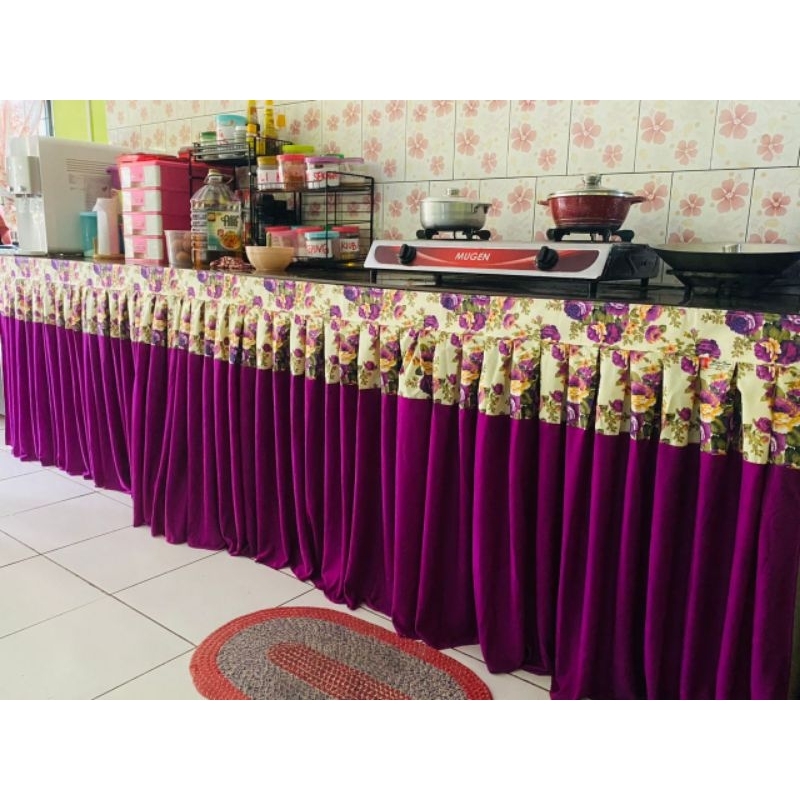 SKIRTING TABLE TOP MURAH SIAP GAM VELCRO | Shopee Malaysia