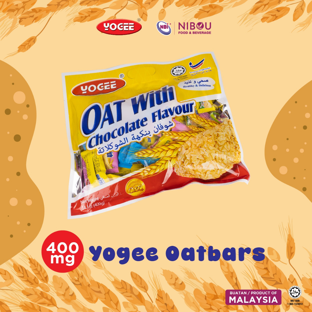 YOGEE Oat Bar Dengan Coklat (400gm) | Shopee Malaysia